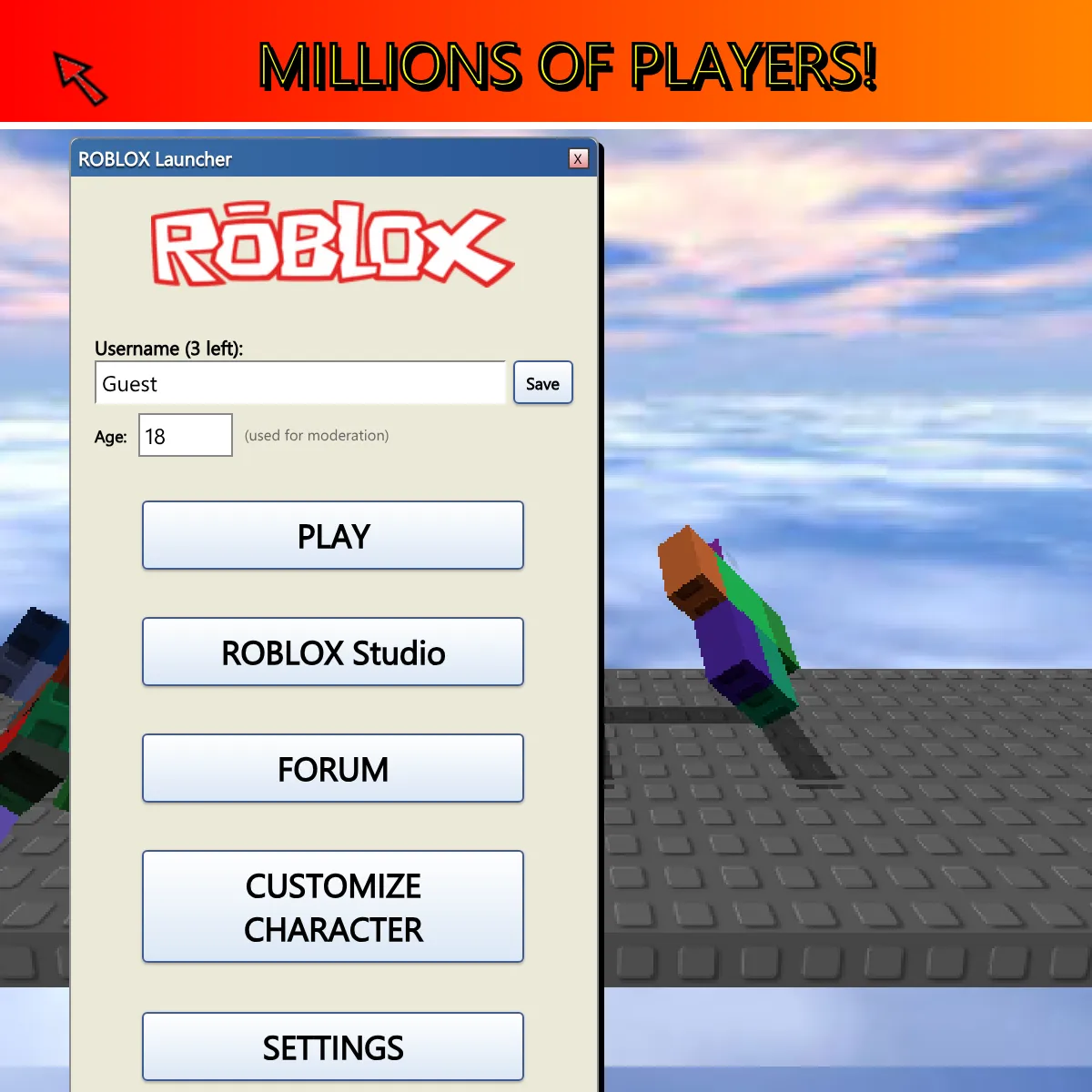 ROBLOX "2009" simulation