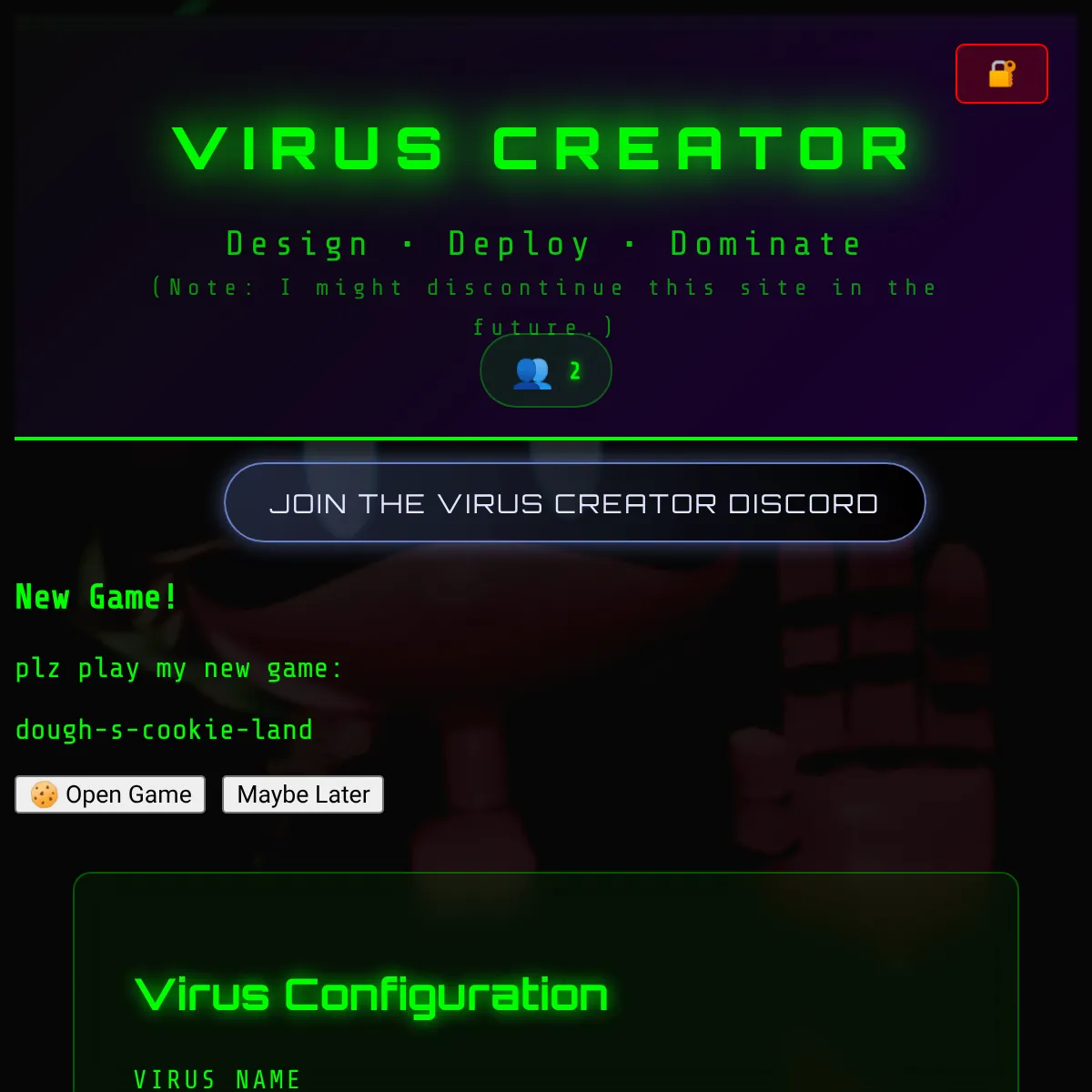 Virus Creator - Build Your Digital Plague (FINAL UPDATES]